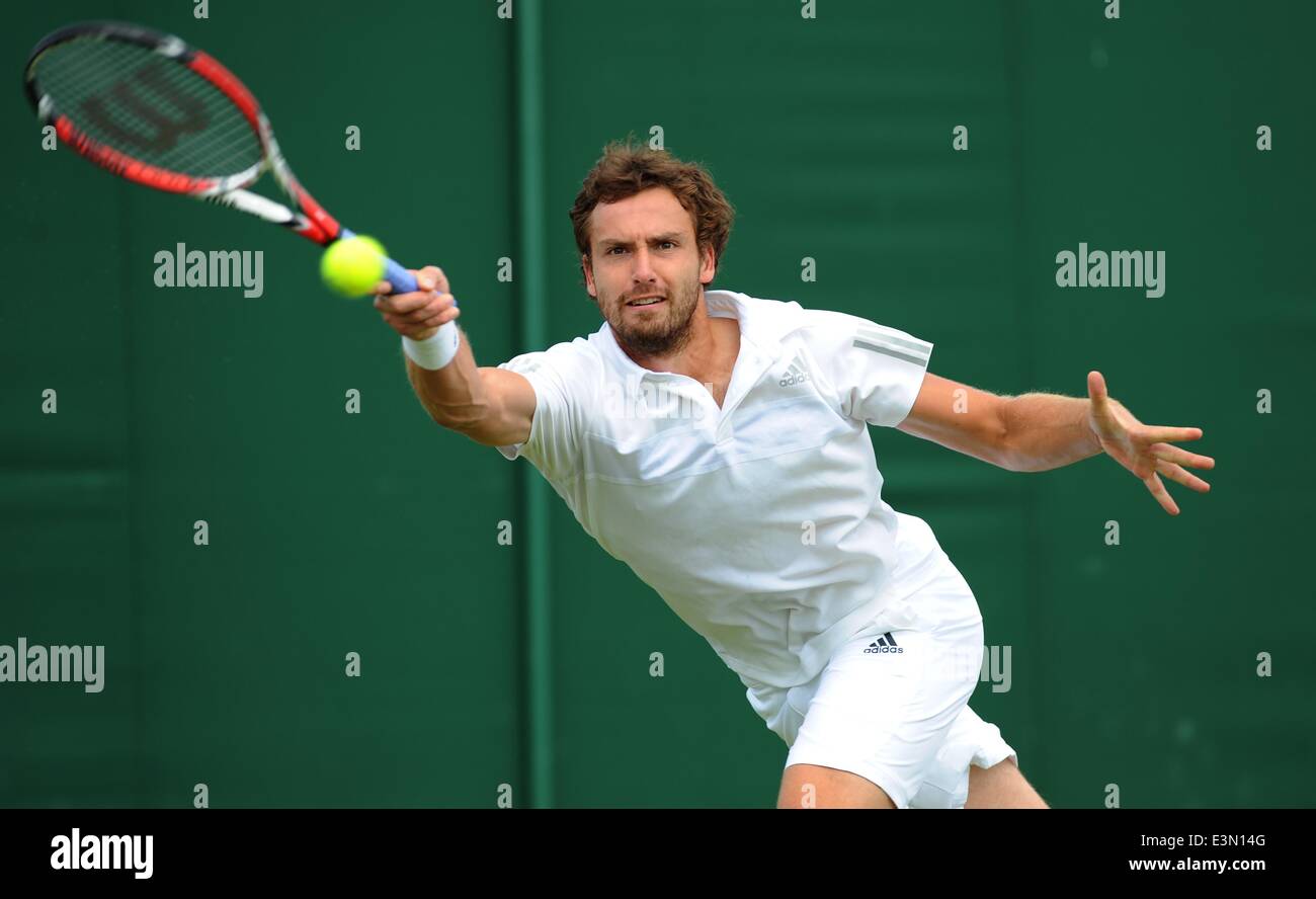 ERNEST GULBIS LATVIA THE ALL ENGLAND TENNIS CLUB WIMBLEDON LONDON ...