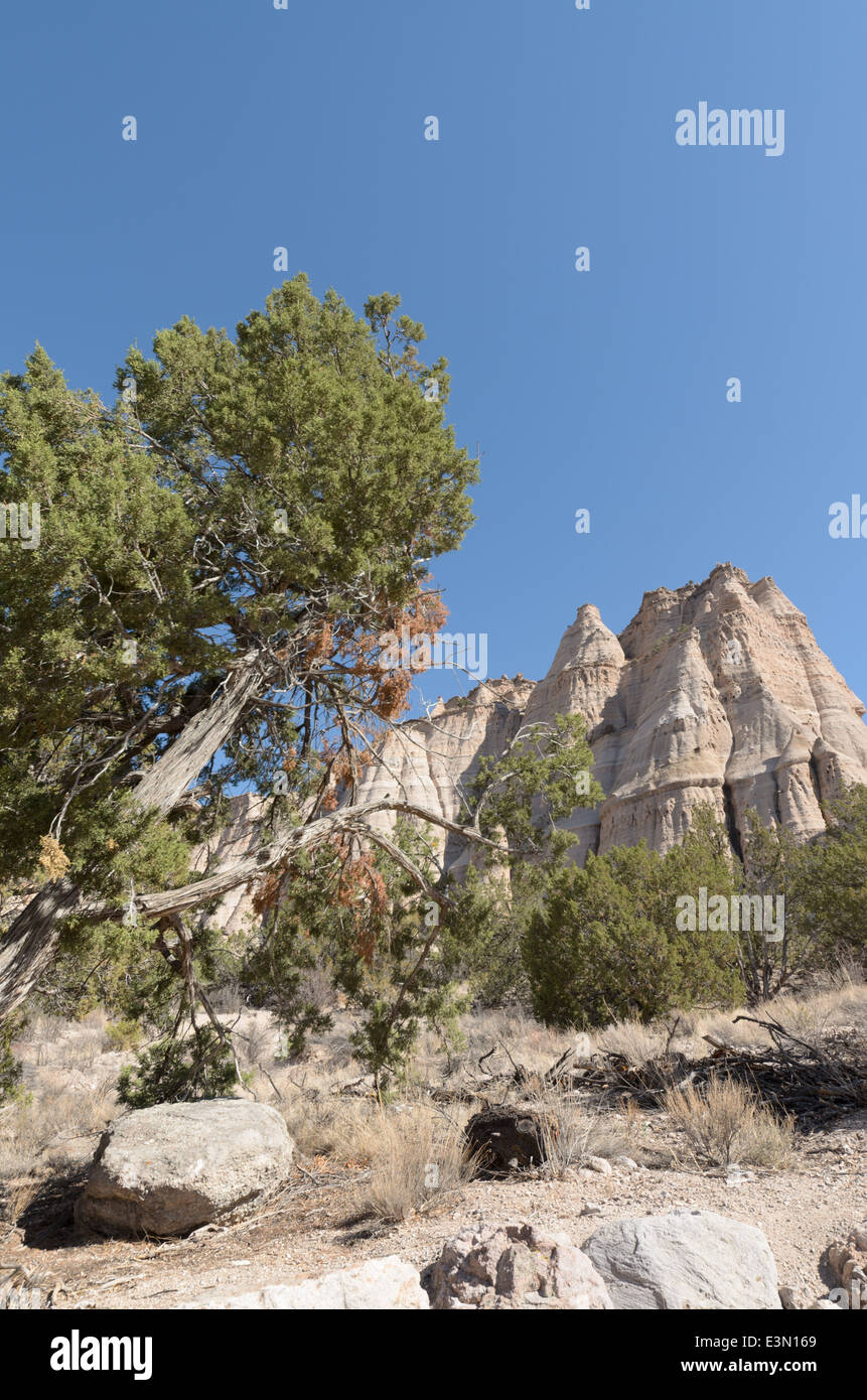 Large rock formations at Kasha-Katuwe Tent Rocks National Monument, New ...