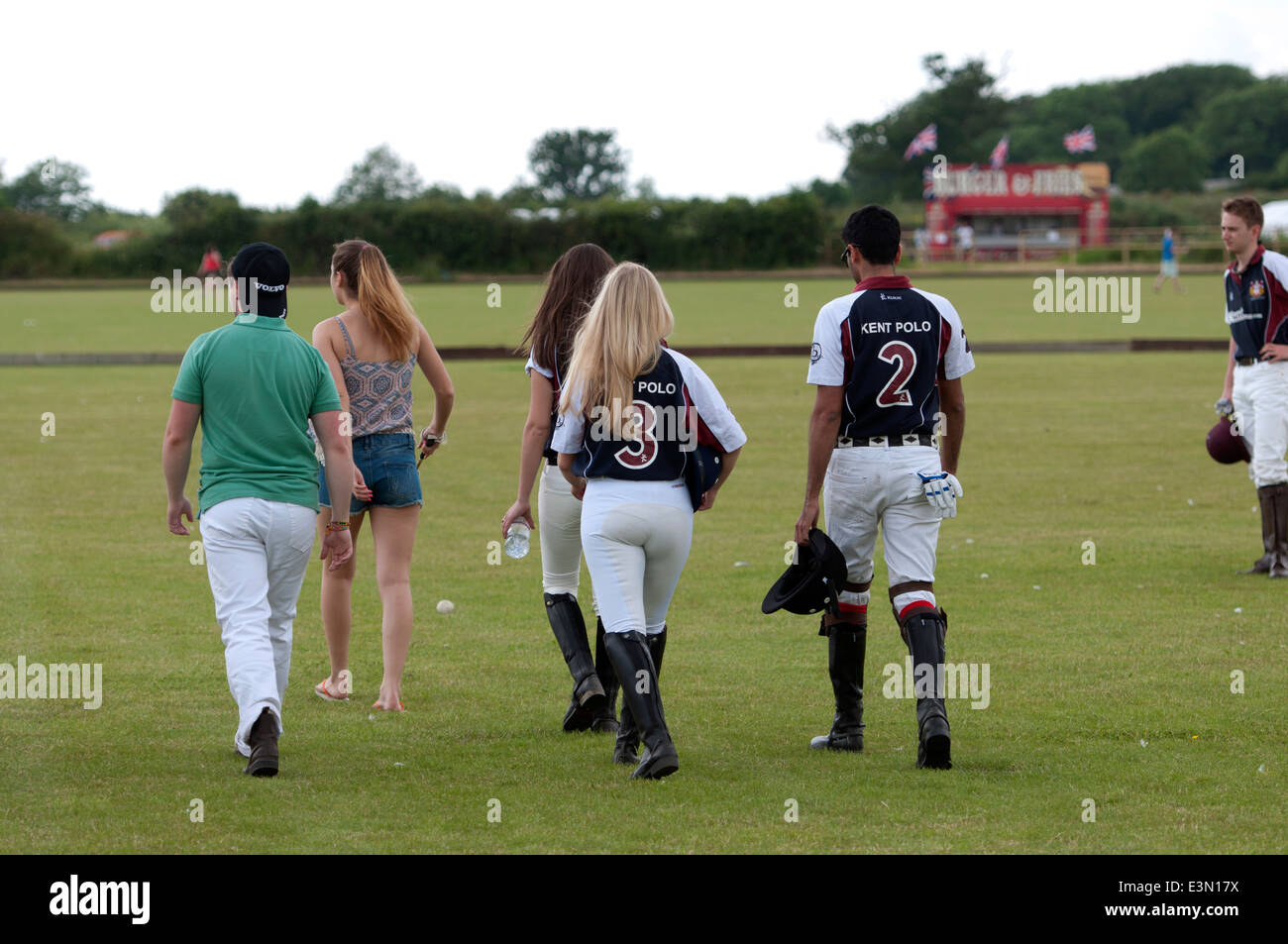 Student polo players at the National University Championships, Southam ...