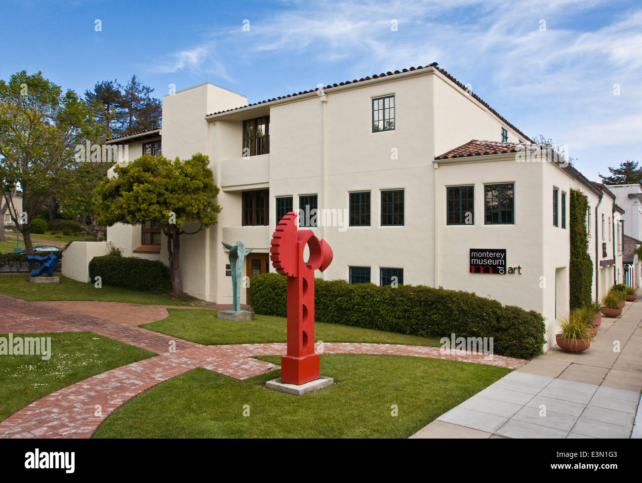 Exterior of the MONTEREY MUSEUM OF ART - MONTEREY, CALIFORNIA Stock ...