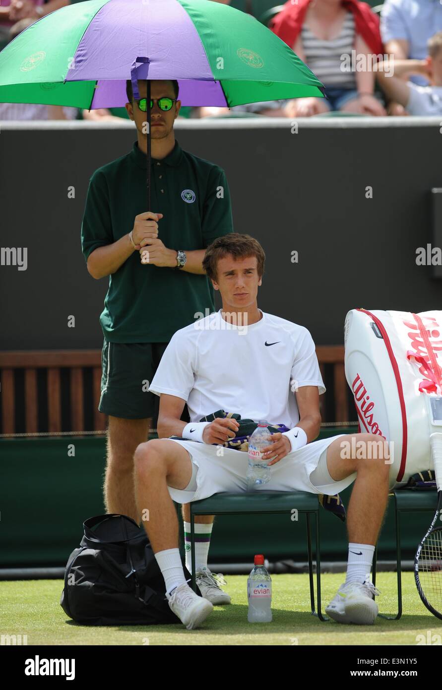 ANDREY KUZNETSOV RUSSIA THE ALL ENGLAND TENNIS CLUB WIMBLEDON LONDON ...