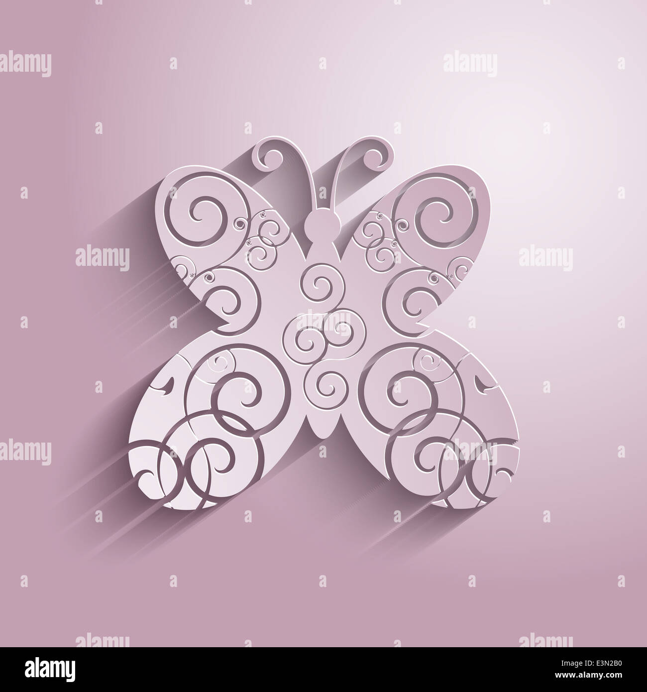 Butterfly decorative design hi-res stock photography and images - Alamy