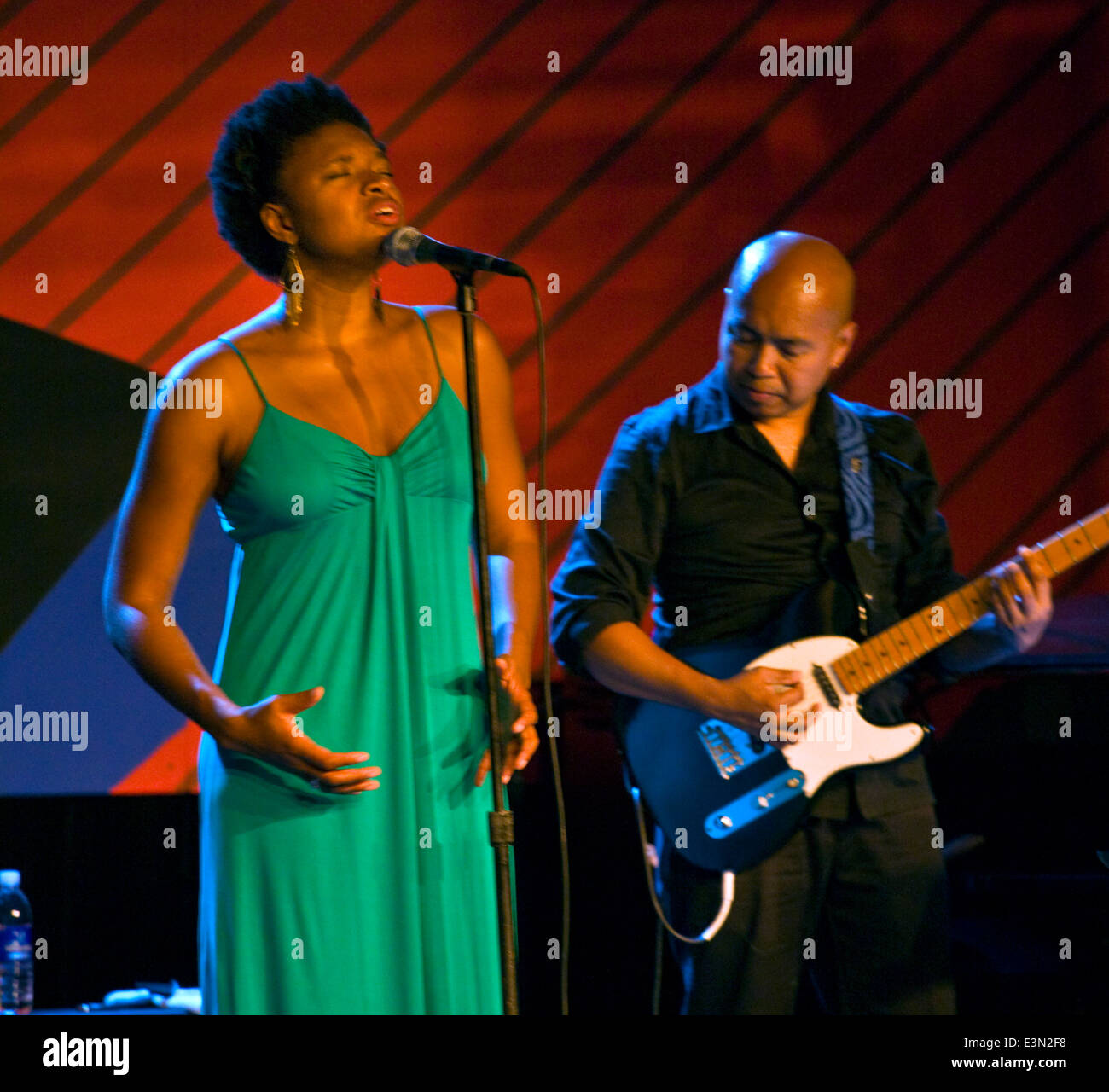 LIZZ WRIGHT sings at the 2009 MONTEREY JAZZ FESTIVAL - CALIFORNIA Stock ...