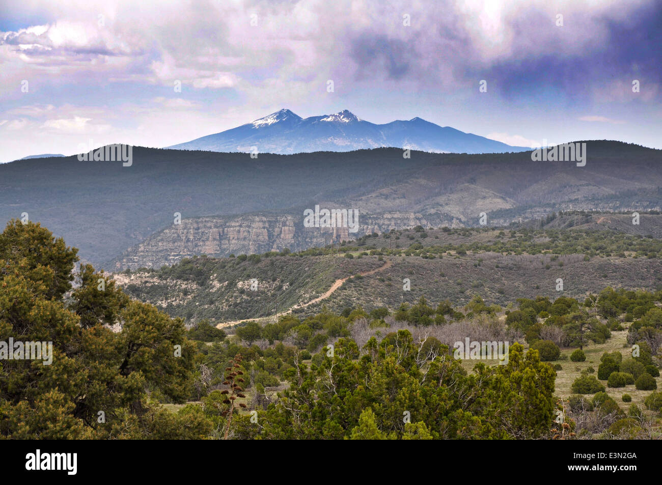 The San Francisco Peaks in Arizona are a prominent mountain range ...