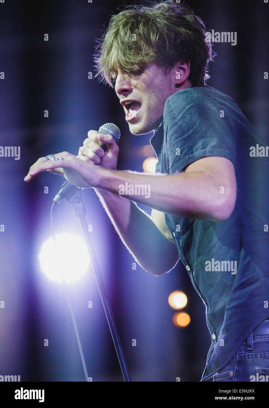 Scottish singer songwriter Paolo Nutini performs a Glastonbury Festival ...