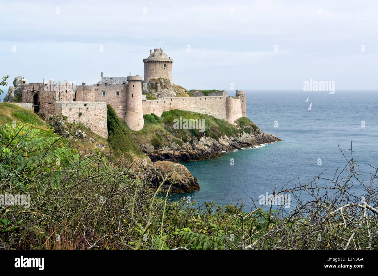 Fort-la-Latte at Cap Frehel in Brittany, France Stock Photo - Alamy