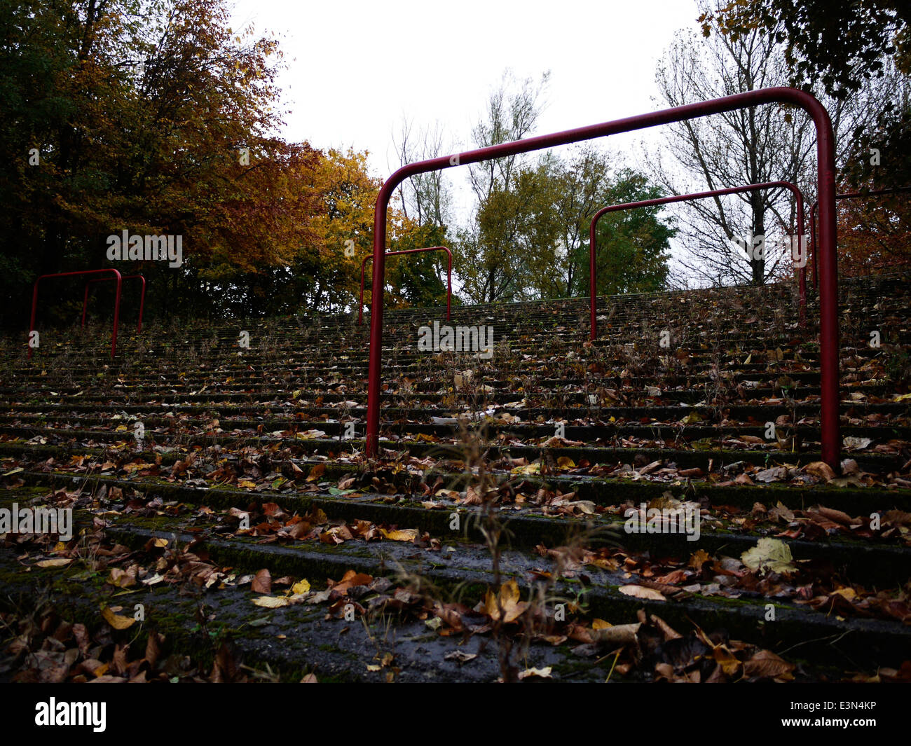 Terracing at Cathkin Park football ground Glasgow Stock Photo - Alamy