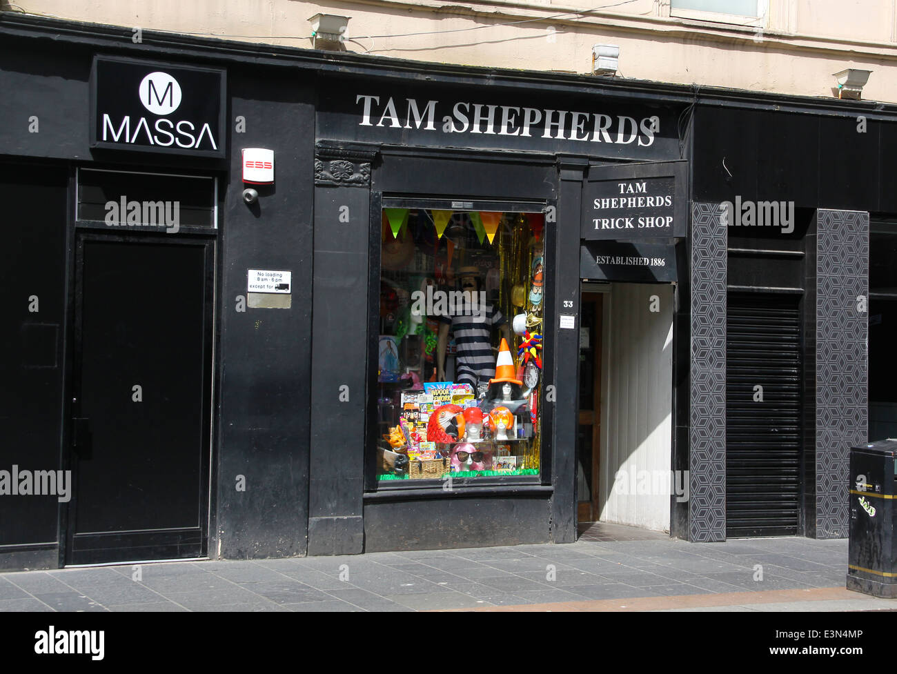 Tam Shepherd's trick shop Queen Street Glasgow Stock Photo - Alamy