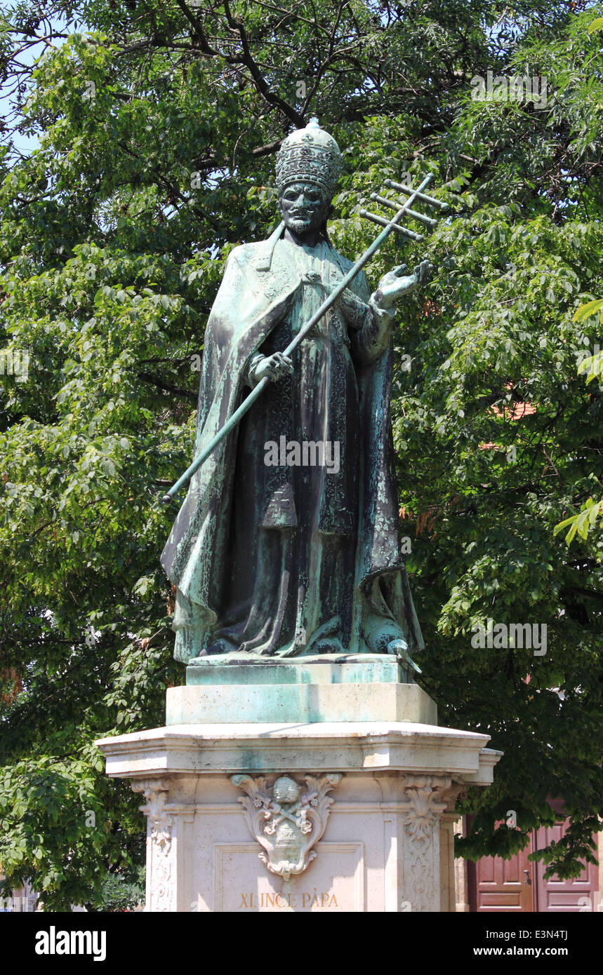 Statue of pope innocent xi in budapest hi-res stock photography and ...