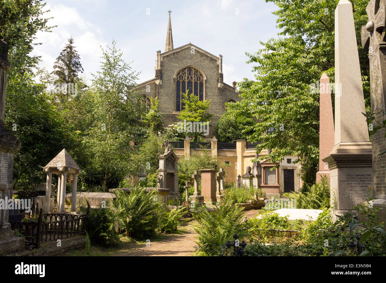 Highgate (West) Cemetery - Camden - London Stock Photo - Alamy