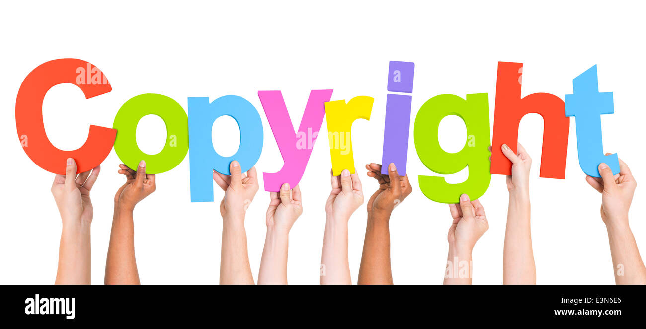 Multiethnic Group of Hands Holding Copyright Stock Photo - Alamy