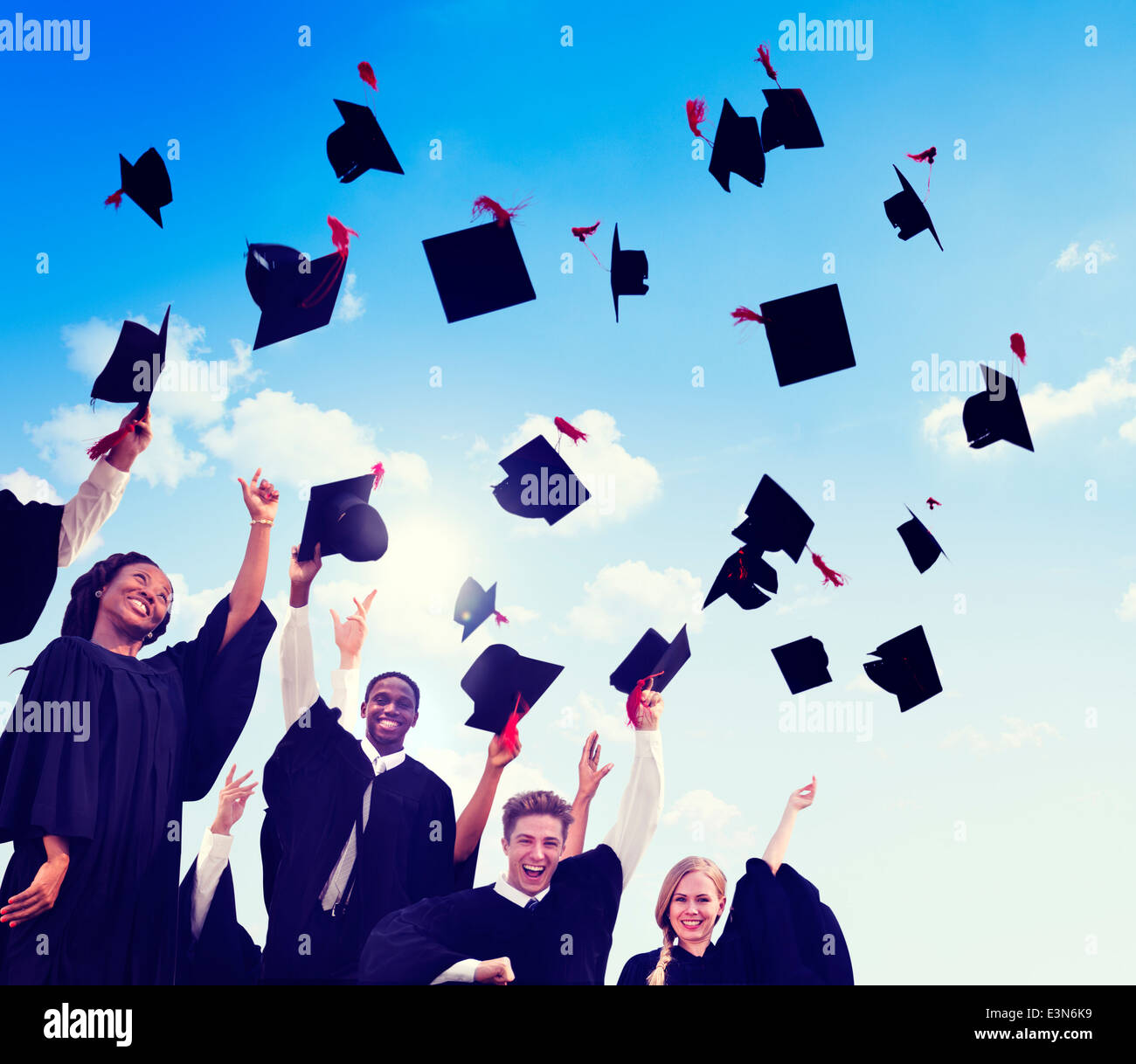 African american students graduation hi-res stock photography and ...