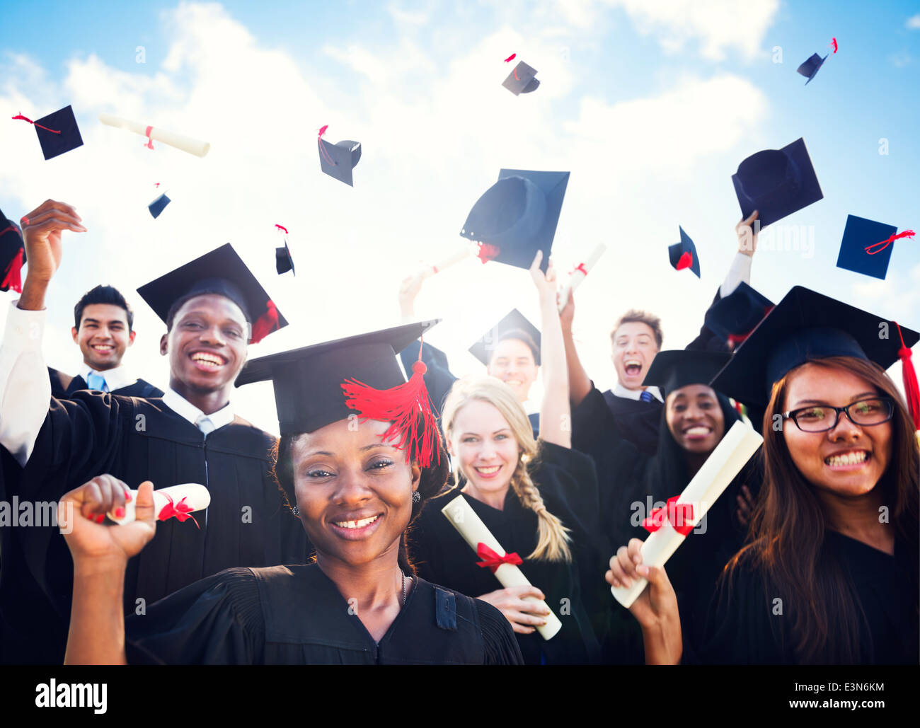 American high school graduation ceremony hi-res stock photography and ...
