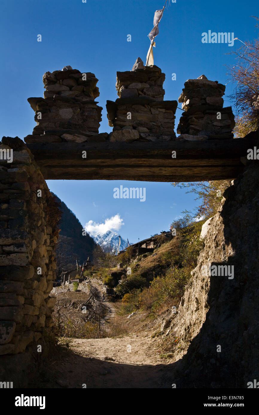 Nepal gate hi-res stock photography and images - Alamy