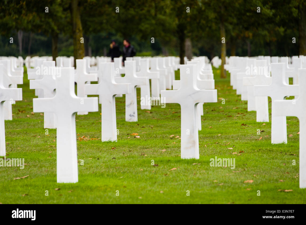 WWII Normandy American Cemetery and Memorial, France Stock Photo - Alamy