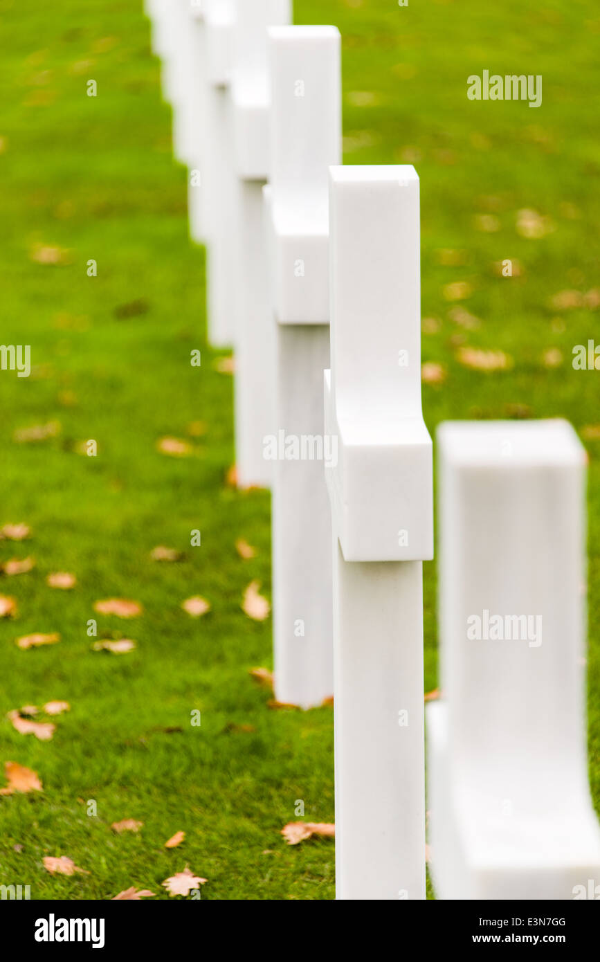 WWII Normandy American Cemetery and Memorial, France Stock Photo - Alamy