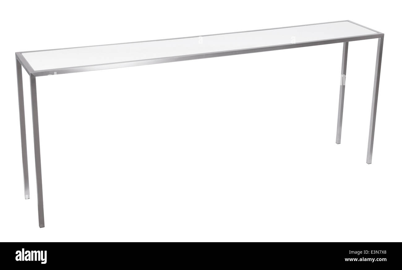 Communal Plexi Table Stock Photo - Alamy