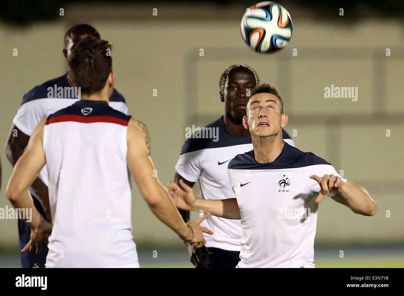 Rio De Janeiro, Brazil. 24th June, 2014. Players of France's national ...