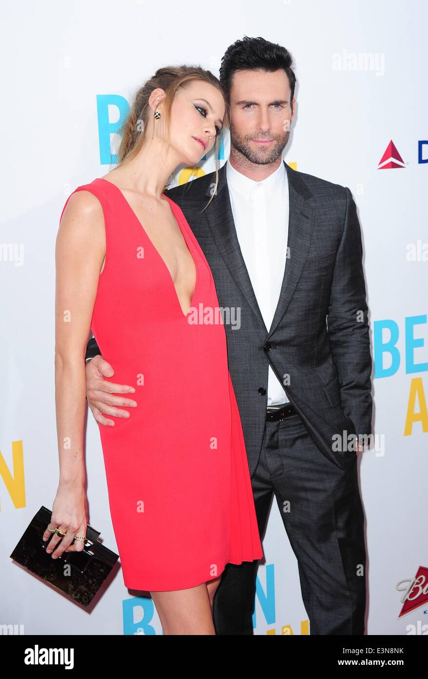 New York, NY, USA. 25th June, 2014. Behati Prinsloo, Adam Levine at ...