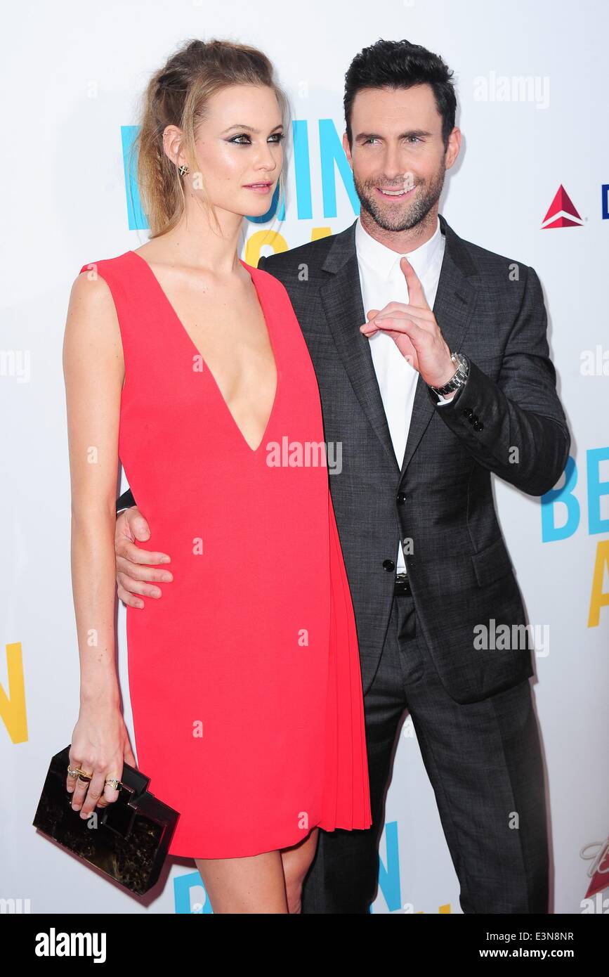 New York, NY, USA. 25th June, 2014. Behati Prinsloo, Adam Levine at ...