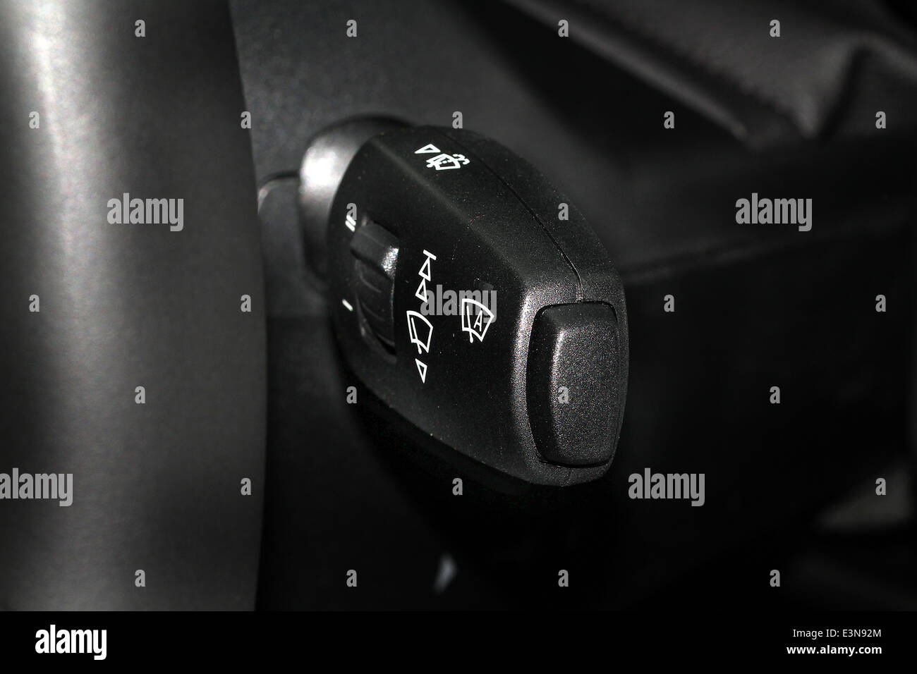 Modern vehicle control switches and equipment Stock Photo - Alamy