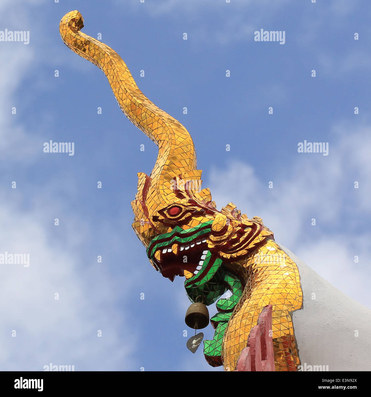 closeup of naga on beautiful sky background Stock Photo - Alamy