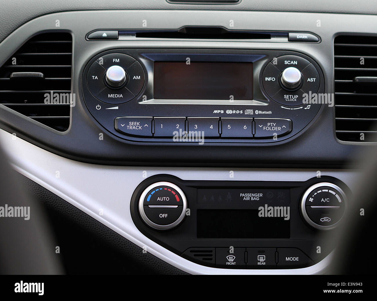 Modern vehicle control switches and equipment Stock Photo - Alamy