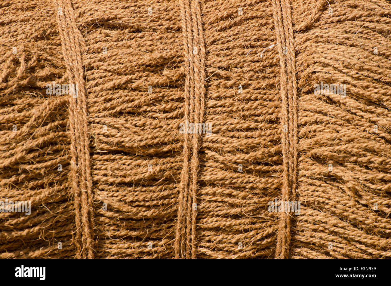 natural string rope roll background and texture Stock Photo - Alamy