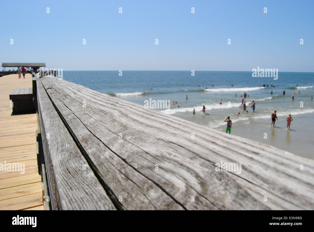 Enjoyment of the Beach Stock Photo - Alamy