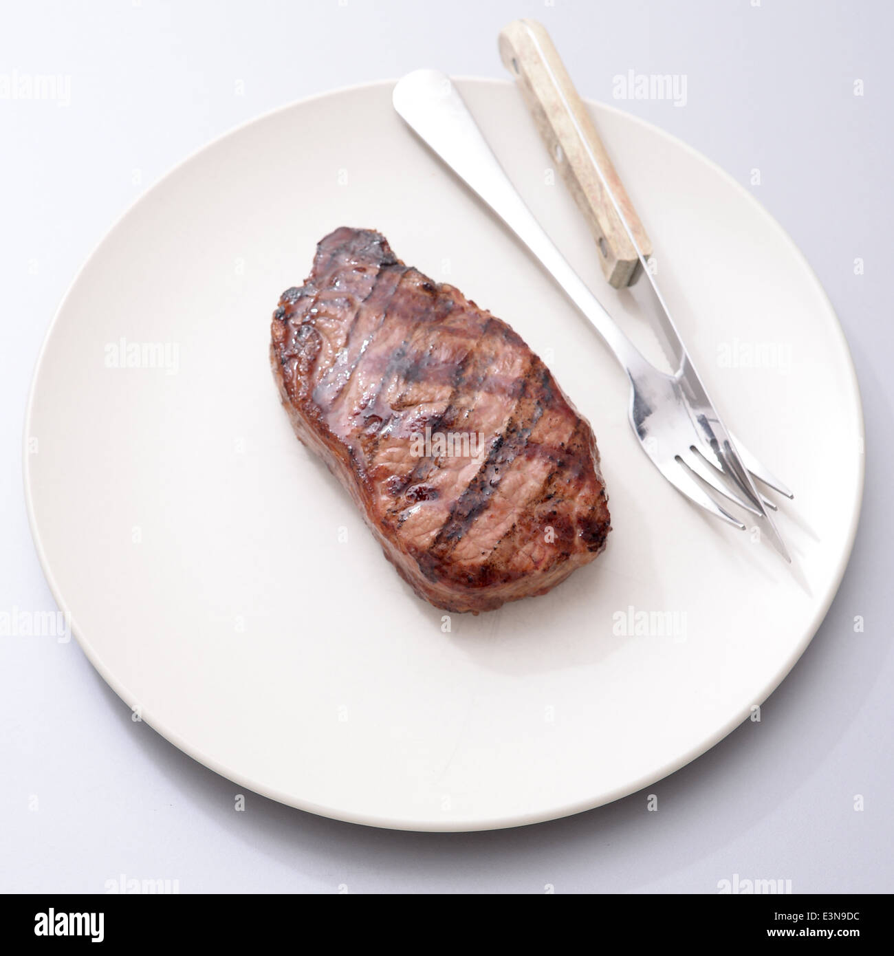 A close up shot of an Australian Porterhouse steak Stock Photo - Alamy