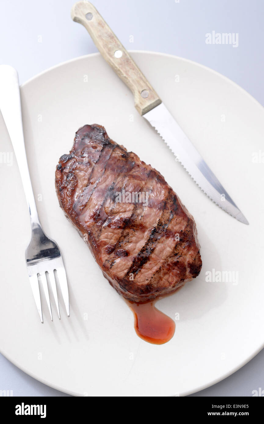 A close up shot of an Australian Porterhouse steak Stock Photo - Alamy