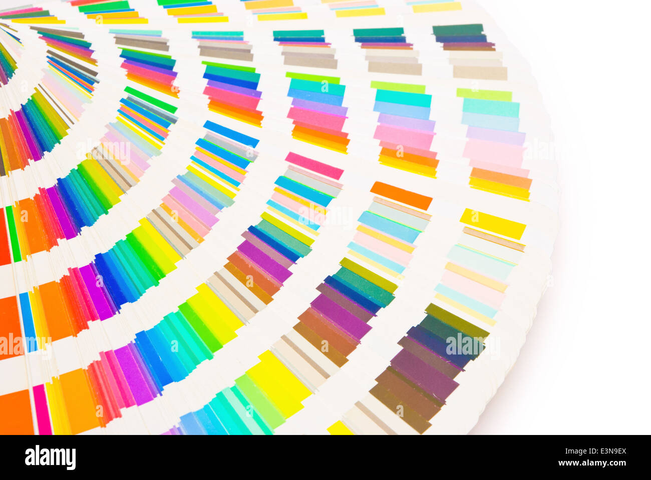 color guide with clipping path Stock Photo - Alamy