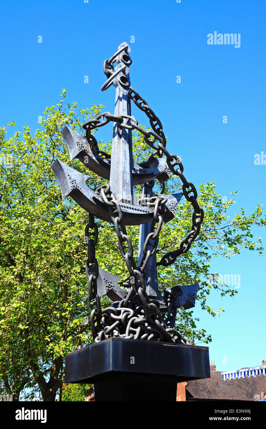 Colin Grazier memorial in Church street, Tamworth, Staffordshire ...