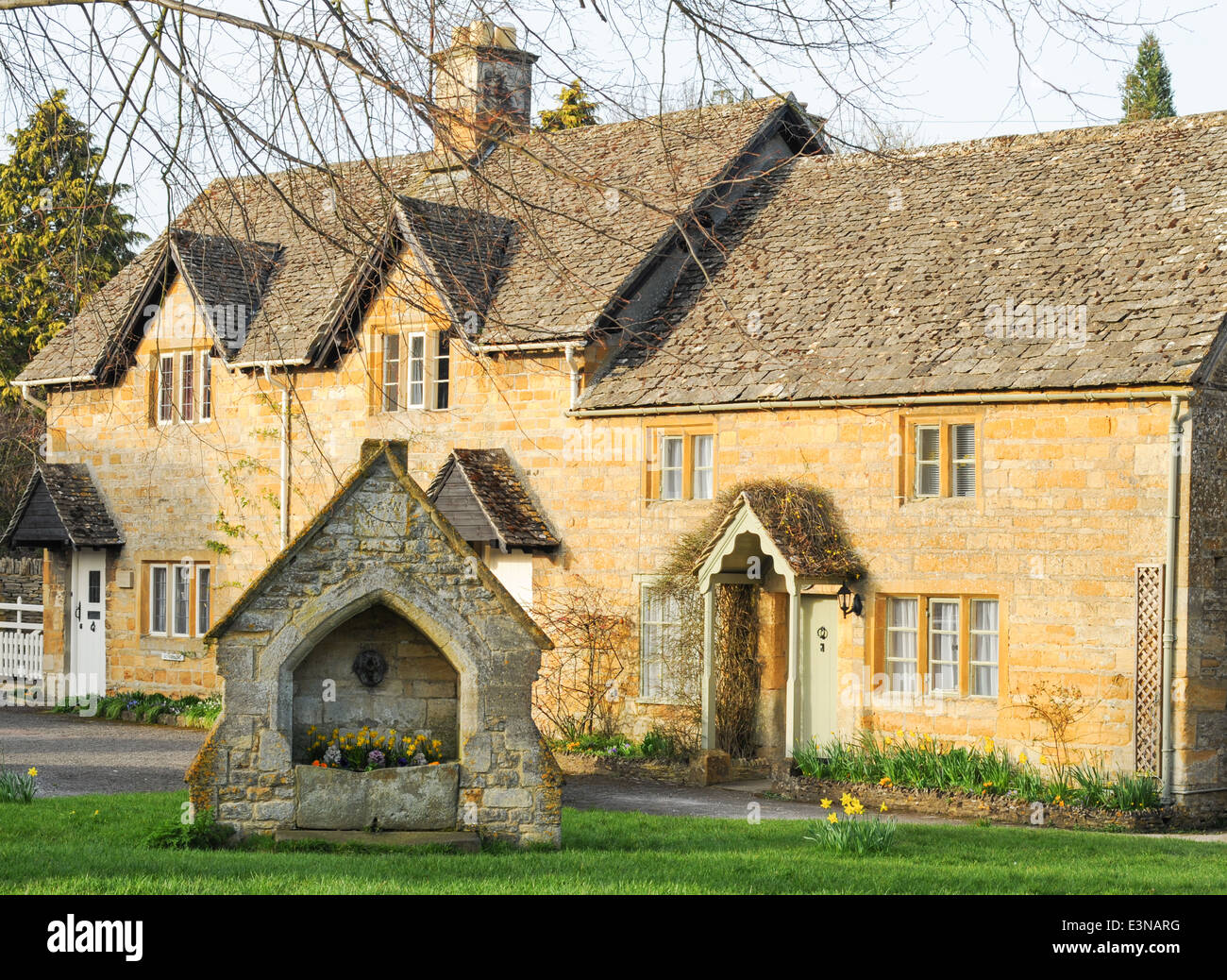 Water Trough at Lower Slaughter, part of the Slaughters with Upper ...