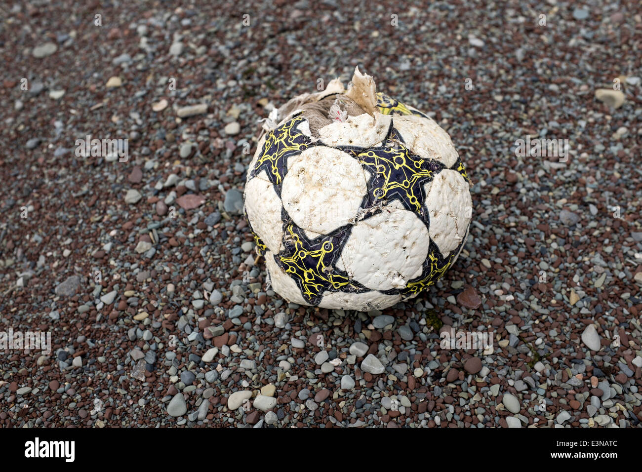 Deflated football hi-res stock photography and images - Alamy