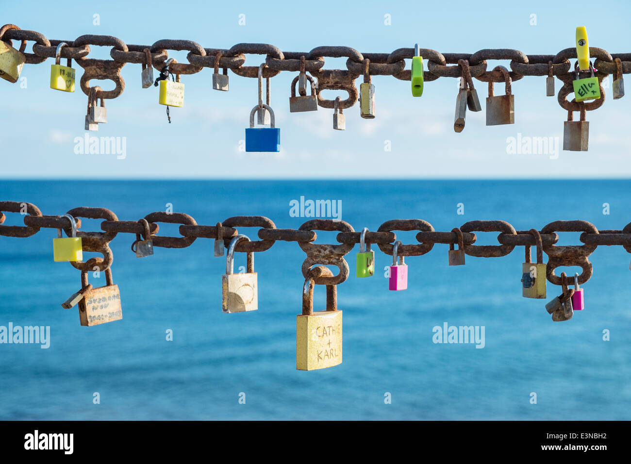 Padlocks over water hi-res stock photography and images - Alamy