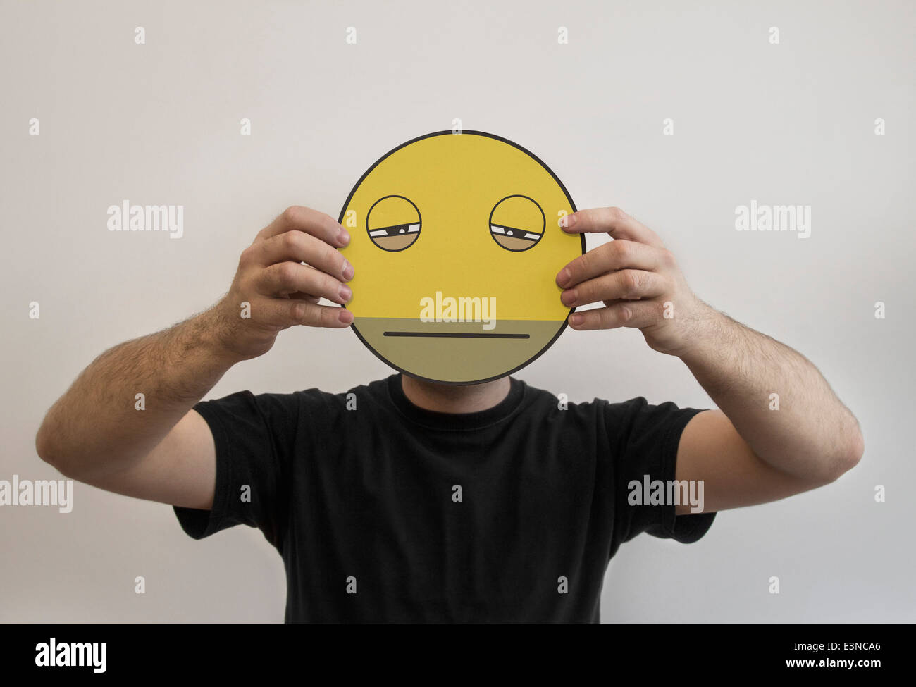 Tired smiley hi-res stock photography and images - Alamy