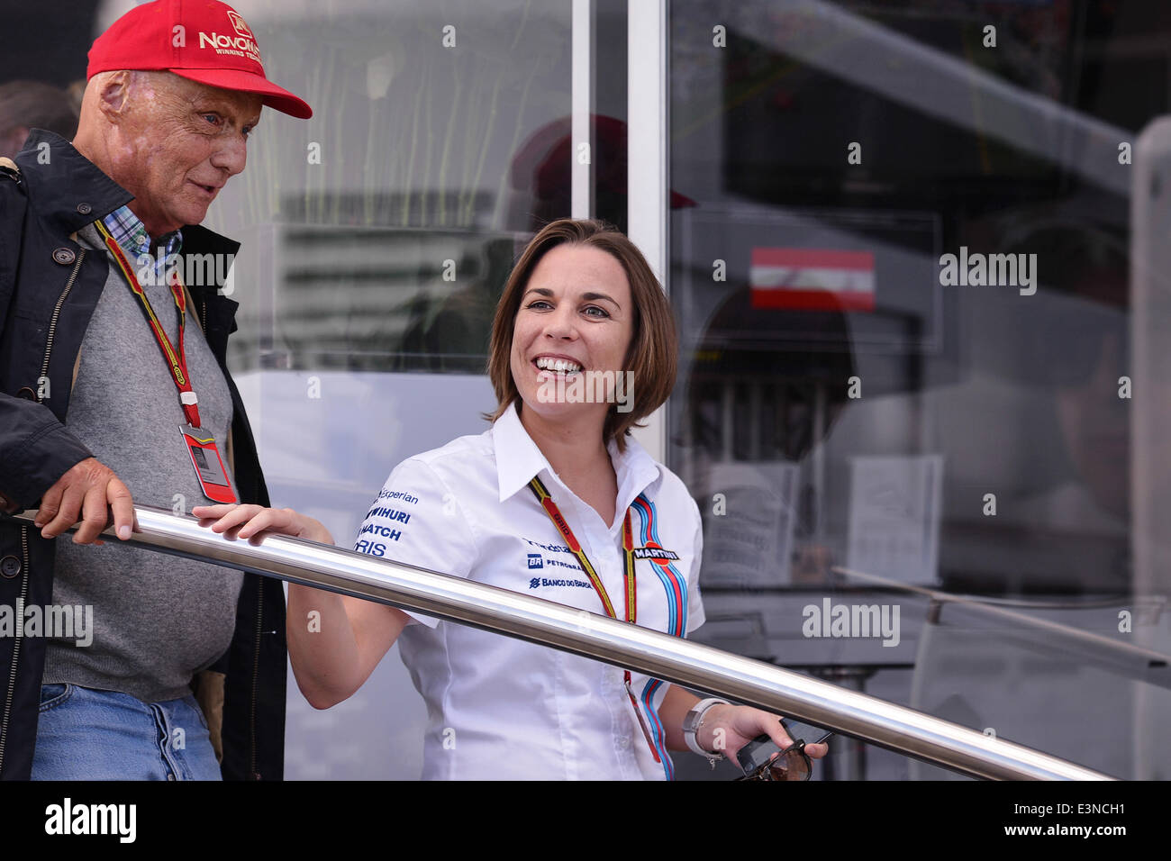 Williams formula one deputy team principal claire williams hi-res stock ...