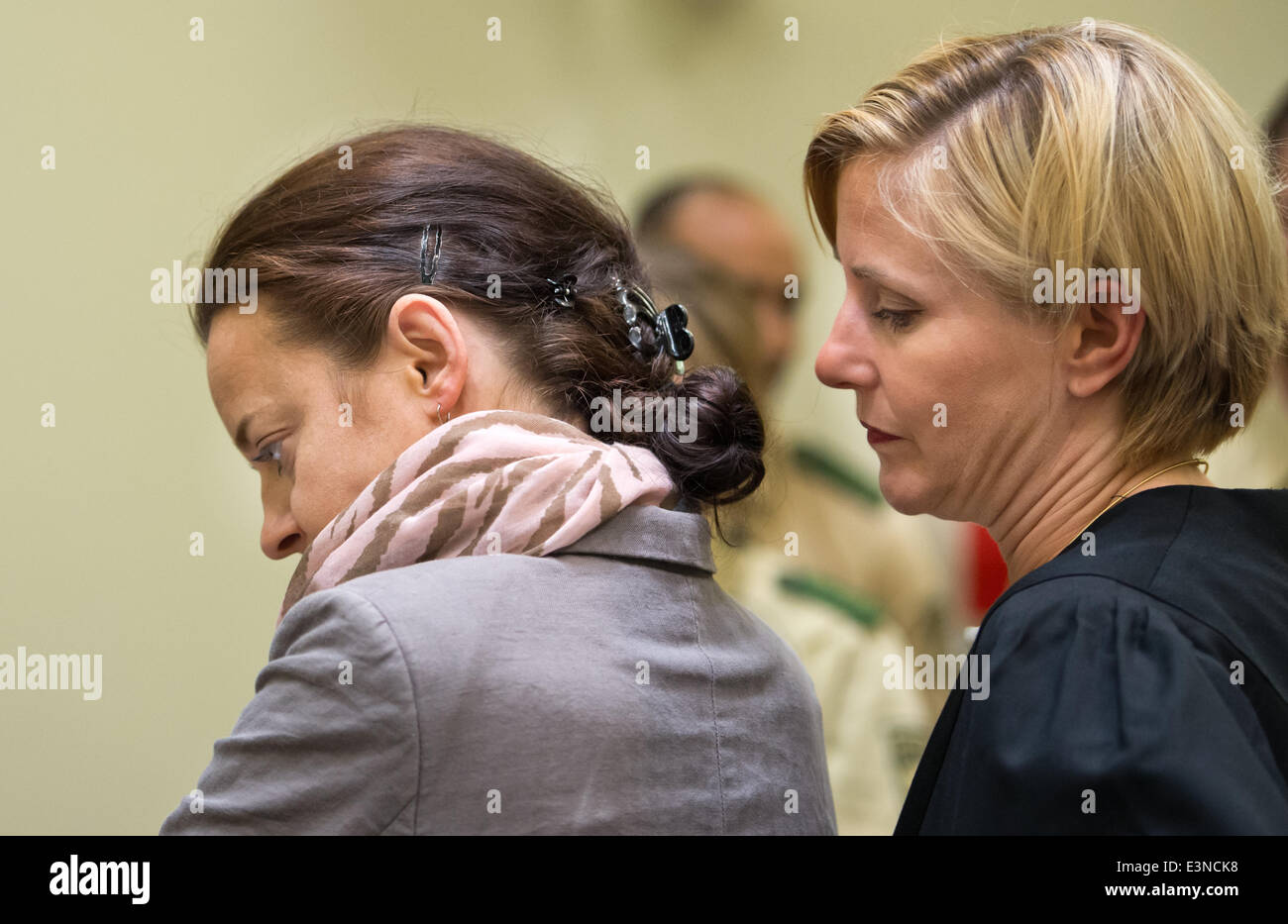 Anja sturm lawyer defendant beate hi-res stock photography and images ...