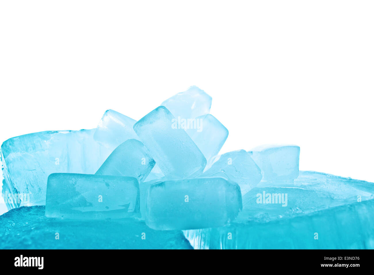 Ice cubes as background.Crushed ice close up Stock Photo - Alamy