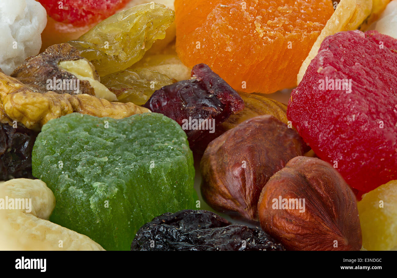 Dried fruits. Background Stock Photo - Alamy