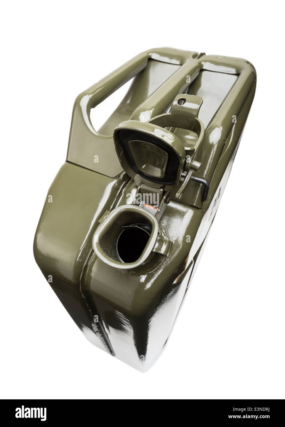 Gasoline canister, isolated Stock Photo - Alamy