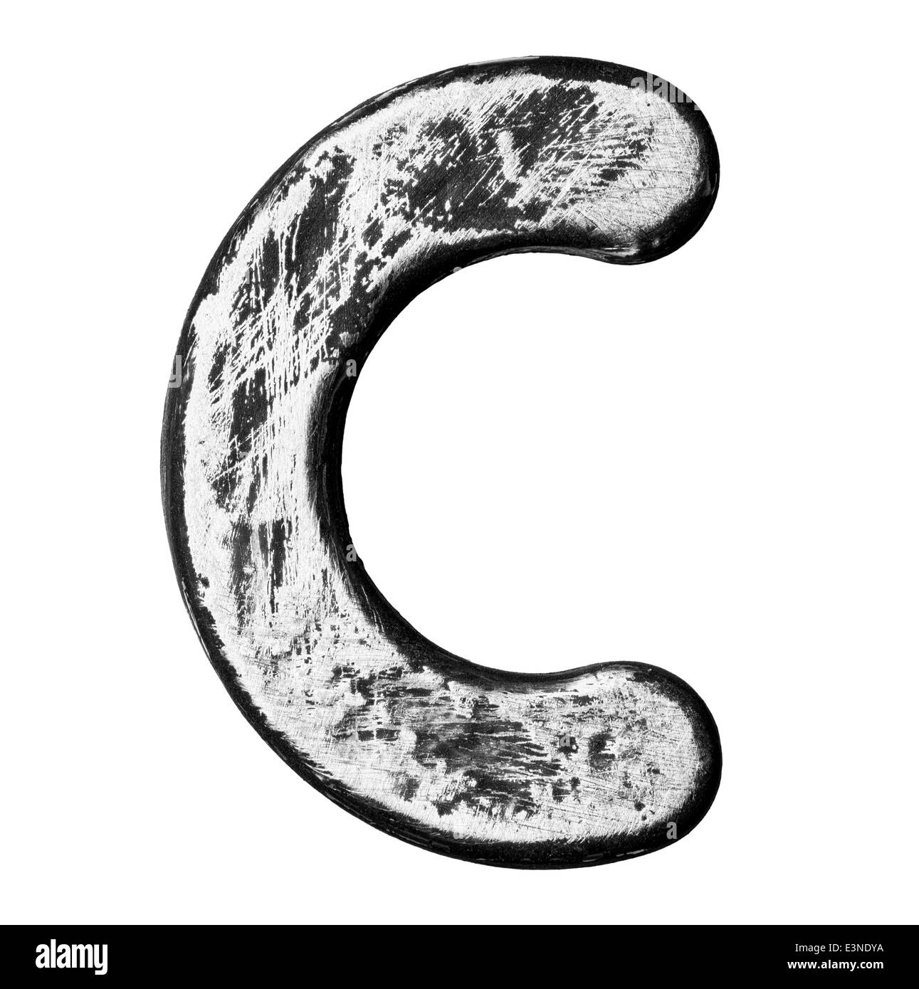 Metal alloy alphabet letter Stock Photo - Alamy