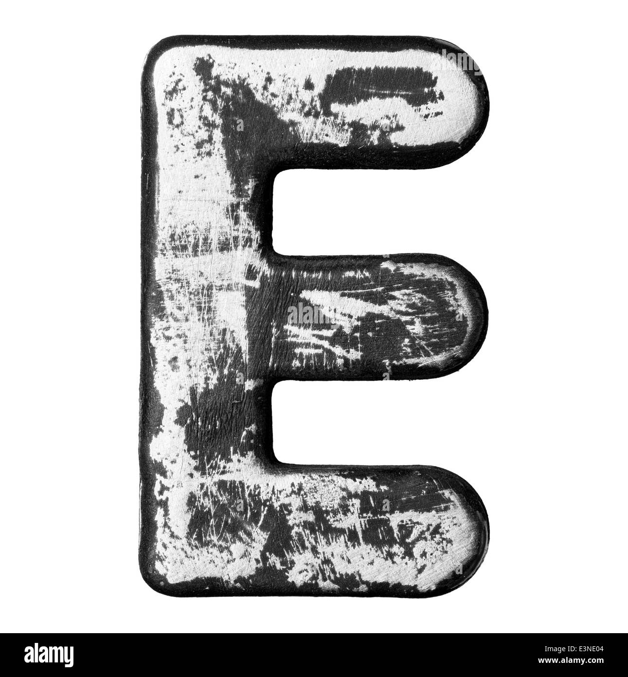 Metal alloy alphabet letter Stock Photo - Alamy