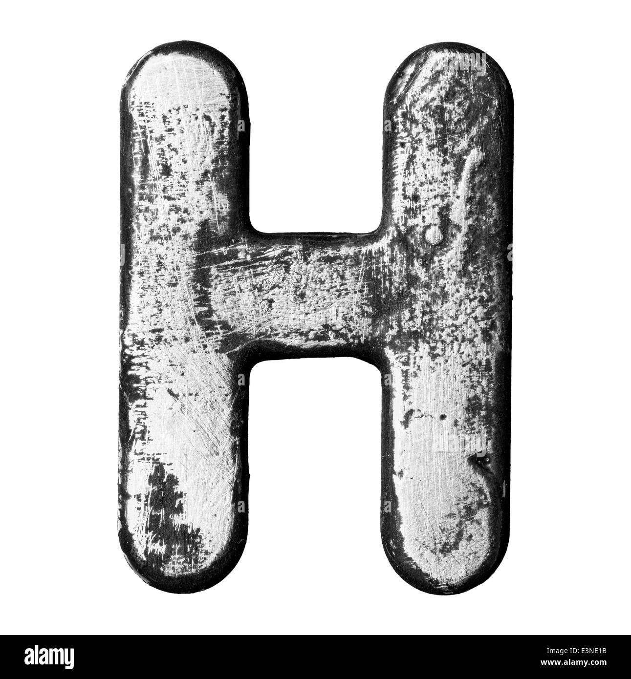 Metal alloy alphabet letter Stock Photo - Alamy