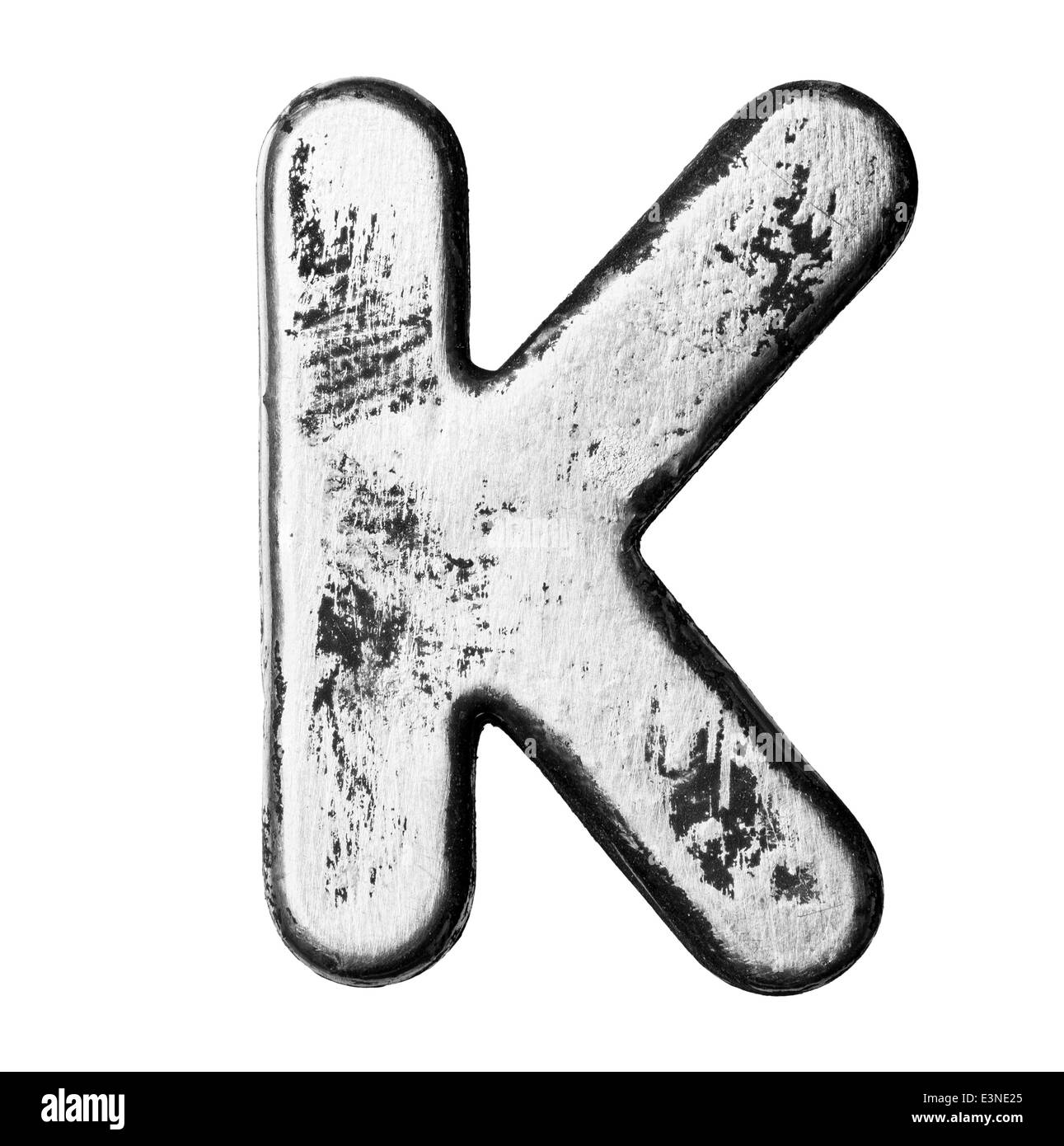 Metal alloy alphabet letter Stock Photo - Alamy