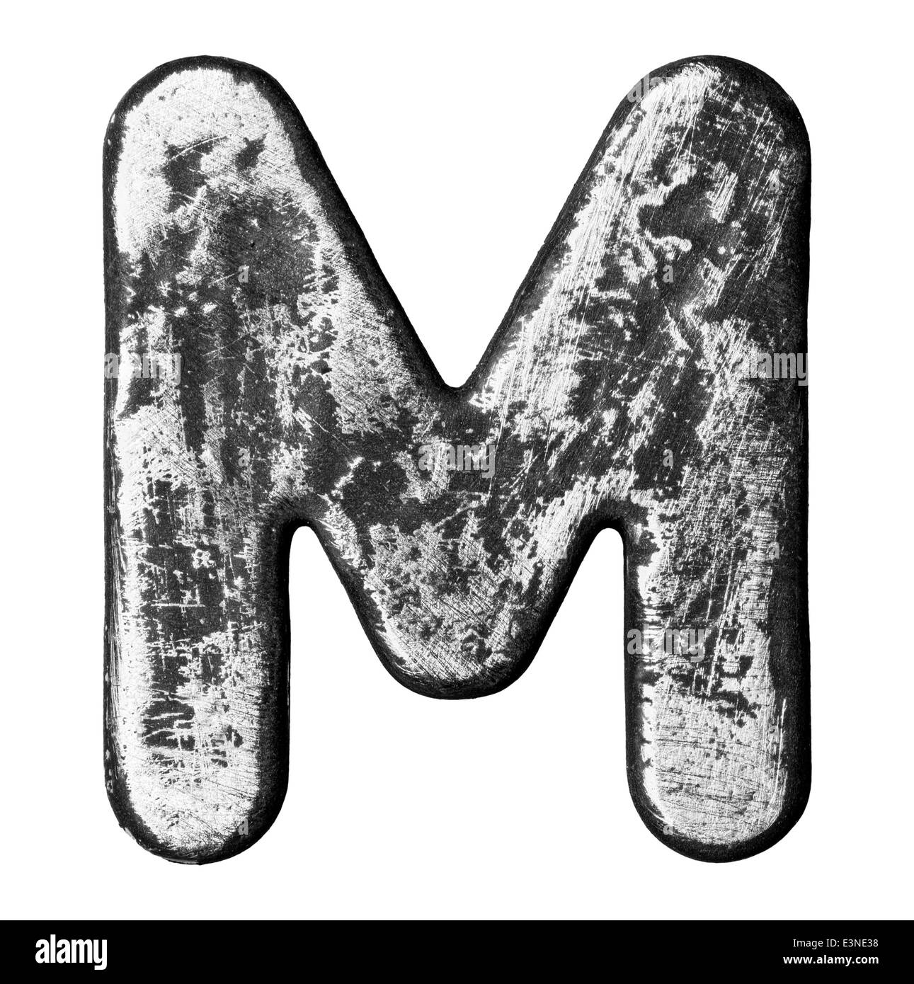 Metal alloy alphabet letter Stock Photo - Alamy