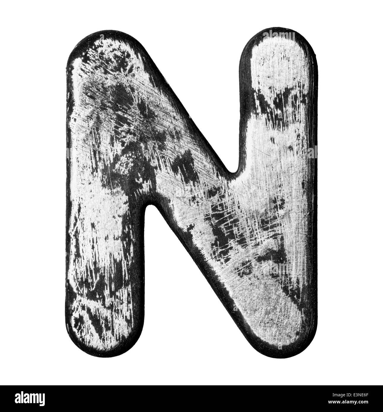 Metal alloy alphabet letter Stock Photo - Alamy