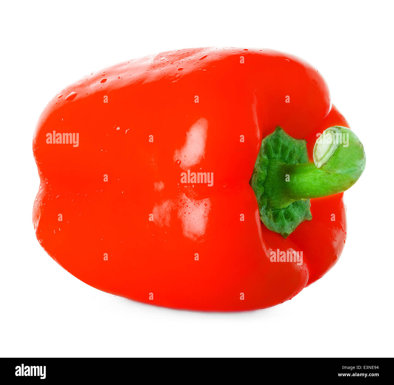 pepper close up on white background Stock Photo - Alamy