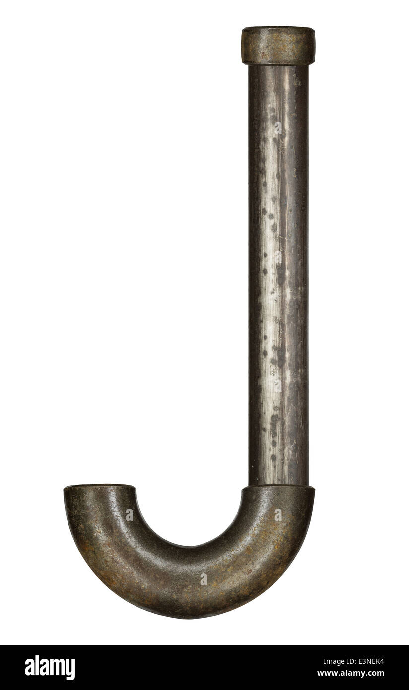 Industrial metal pipe alphabet letter hi-res stock photography and ...